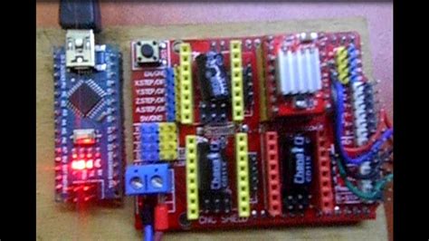 cnc shield v3 arduino nano youtube
