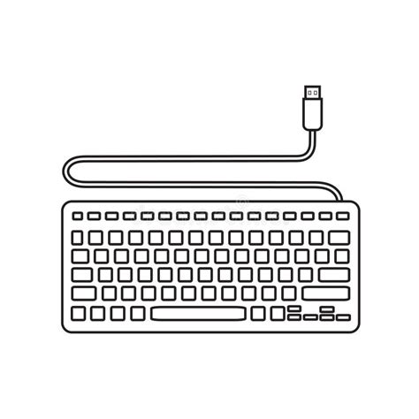 Keyboard Vector Icon Keyboard Linear Sign Computer Keyboard Icon Keyboard Vector Icon Keyboard Linear Sign Computer Keyboard Icon