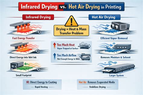 Infrared Drying Vs Hot Air Drying In Printing Which One Solves Line