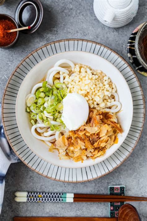 Bukkake Udon Chilled Udon Noodles With Broth Street Food Spectacle