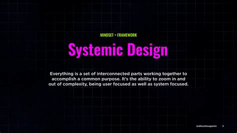 Ego System To Ecosystem Systems Thinking In Design Ppt