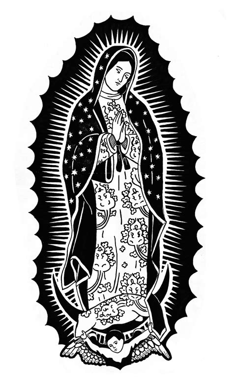 Our Lady Of Guadalupe Design Svg And Dxf Files For Use With Etsy Artofit