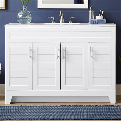 Lowes 60 Inch Single Sink Bathroom Vanity