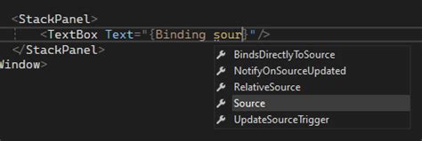 C Visual Studio Intellisense Doesn T Suggest Source Generated Properties When Binding In WPF