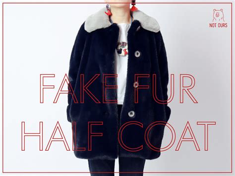 비건의 완벽한 겨울 아우터 페이크 퍼 하프 코트 텀블벅 크리에이터를 위한 크라우드펀딩