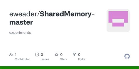 github eweader sharedmemory master experiments