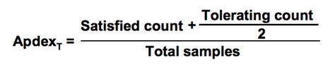 Apdex Score To Measure Performance Webtuna