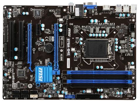 Материнская плата MSI B75A-G41 ATX, чипсет Intel B75 • 1x LGA1155 • 4x ...