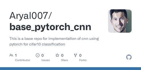 github aryal007 base pytorch cnn this is a base repo for