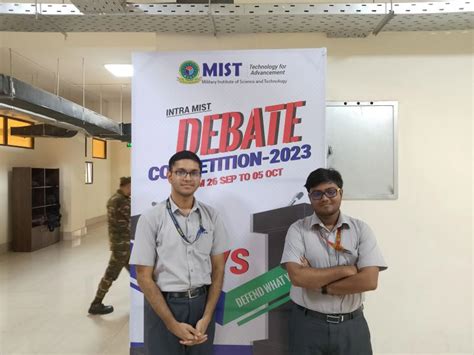 Md Nahul Rahman On Linkedin 26 10 2023 Volunteered Intra Mist Debate