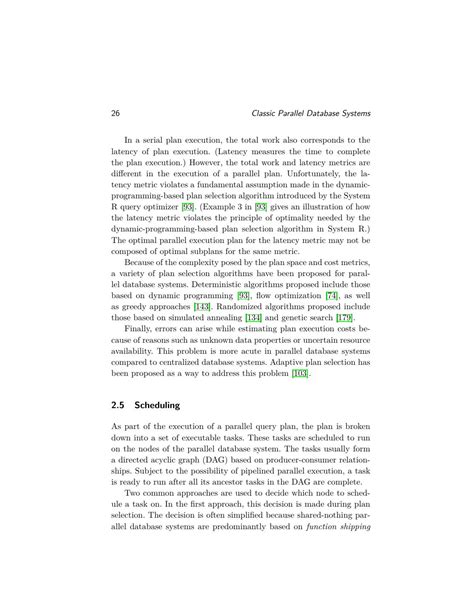 Massively Parallel Databases And Mapreduce Systems