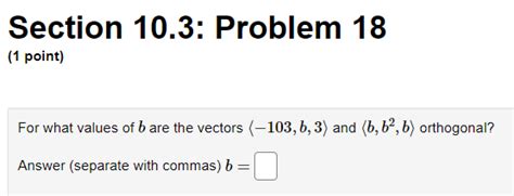 solved section 10 3 problem 18 1 point for what values of
