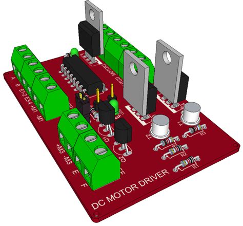 DC Motor Driver Using L D Electronics Lab Com