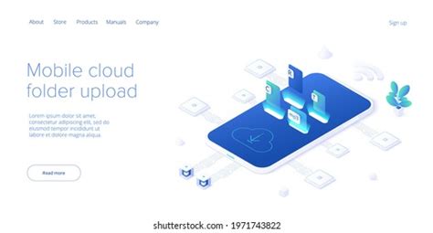 Artificial Intelligence Neural Network Concept Isometric Stock Vector Royalty Free