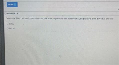 Section Z Question No 9 Generative Al Models StudyX