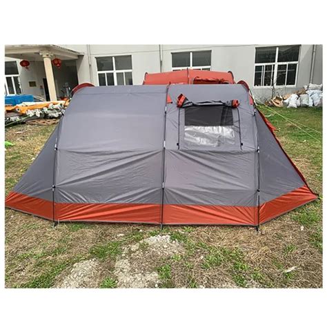 Outdoor Lightweight 4 Person Waterproof 2 Room Glamping Tents For