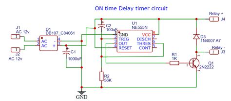 On Delay Timer Circuit Platform For Creating And Sharing Projects OSHWLab