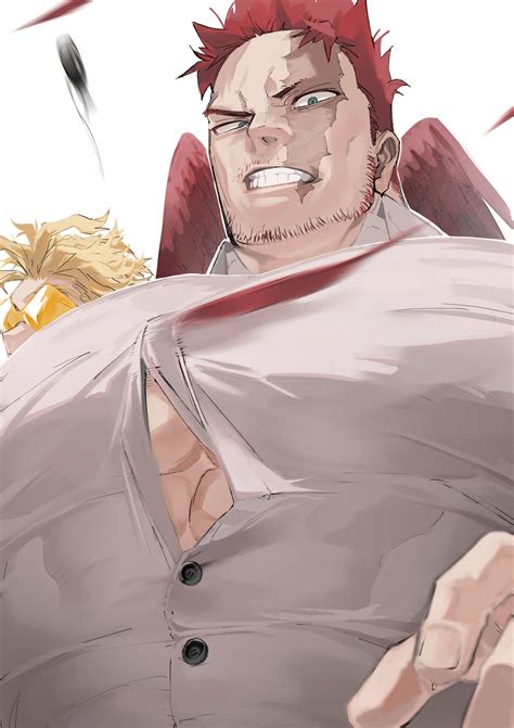 Endeavor And Hawks Boku No Hero Academia Drawn By Migi Mm Danbooru