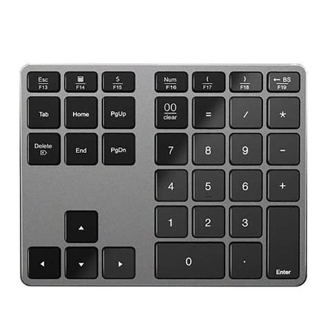 Bluetooth Wireless 34 Keys Numeric Keypad For Macbook Windows Laptop Gizmodern