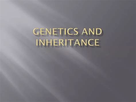PPT Understanding Genetics Through Mendel S Garden Pea Experiments PowerPoint Presentation