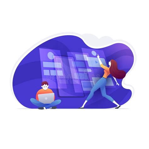 Usability Testing Usability Graphic Create Stock Vector