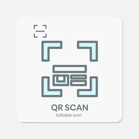 Premium Vector Qr Code Scanning Icon With Simple And Minimalist Design