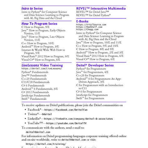 C How To Program Th Edition