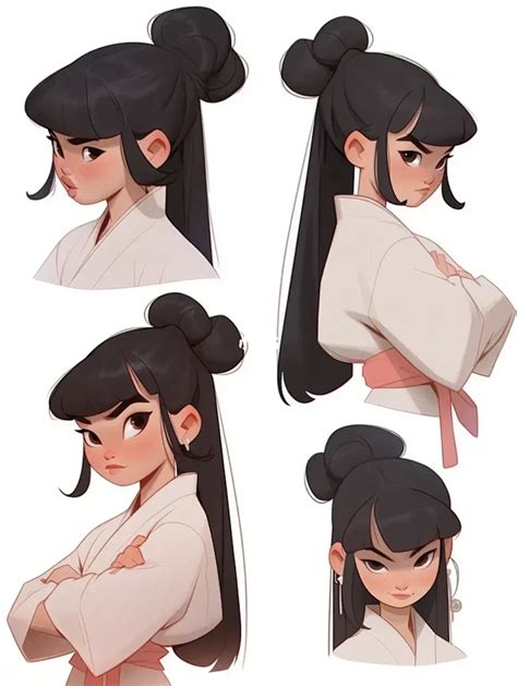 Ai系列 东方角色（卡通，写实）图片人设图片素材 花瓣网