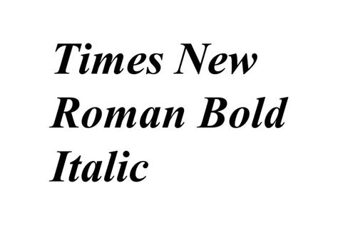 Times New Roman Bold Italic Font Free Font Download