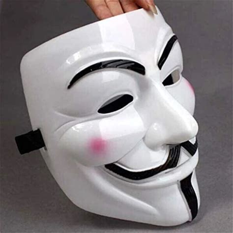 Halloween Masks V For Vendetta Hackers Mask Anonymous Guy Cosplay Mask Party Costume Prop Toys