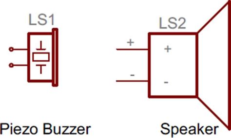 Piezo Buzzer Schematic Symbol