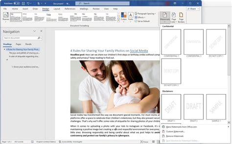 how to add a watermark in word visual watermark blog