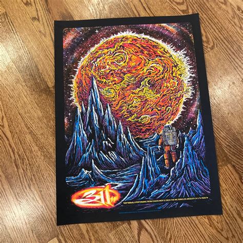 311 From Chaos 11 12 22 Full Color Poster Bourbon Sunday