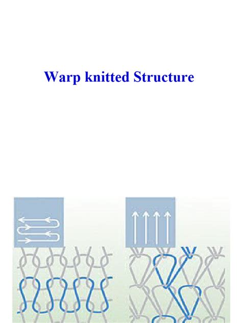 Warp Knitting Structure Pdf Knitting Textiles