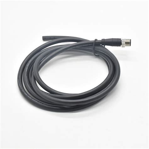 M12 12 Pin Connector Zwart Signaallijn Verwerking Vicedeal