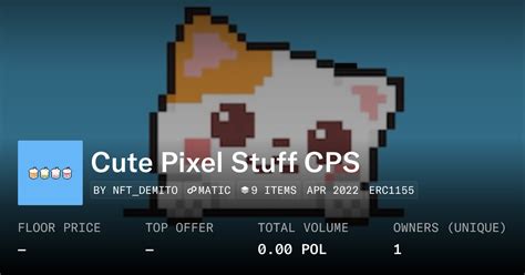 Cute Pixel Stuff Cps Collection Opensea