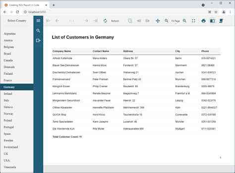 How To Create An Rdl Report In Net C Code Activereports