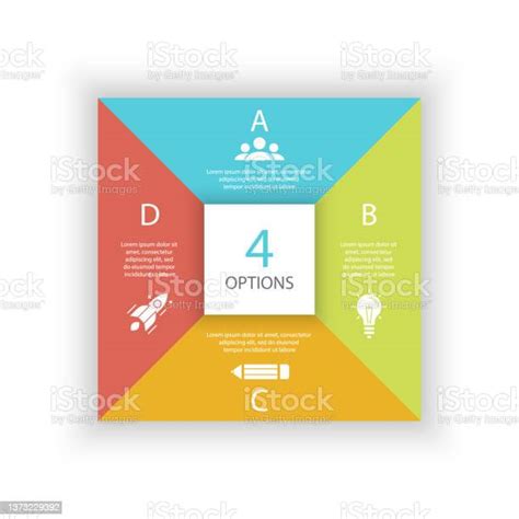 다이어그램 그래프 웹 디자인 프레젠테이션 및 원형 차트를 위한 4단계의 비즈니스 인포그래픽 템플릿입니다 인포그래픽에 대한 스톡
