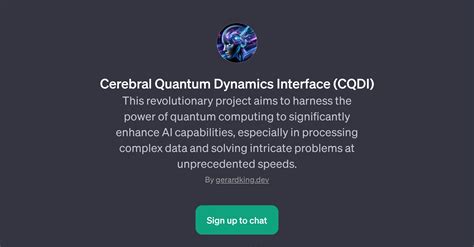 cerebral quantum dynamics interface cqdi quantum problem solving taaft
