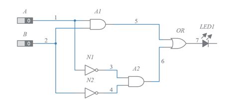 EX NOR Gate Using AOI Logic Multisim Live