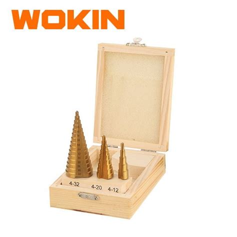 3PCS STEP DRILL BIT SET WOKIN TOOLS