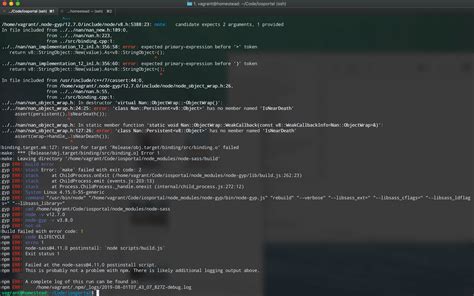Nodejs Fresh Laravel Homestead 801 Npm Run Dev Fails To Compile