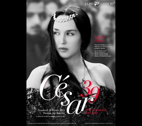 Isabelle Adjani en Reine Margot sur l affiche officielle des César 2014 Purepeople