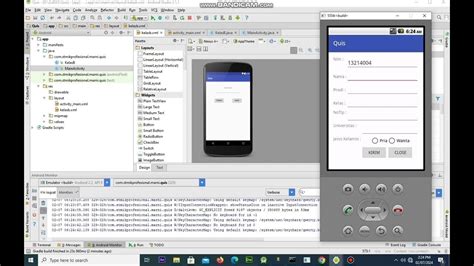 Tugas Passing Intent Pemograman Mobile1 Youtube