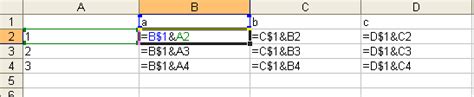 How To Concatenate Row And Column To A Cell In Excel Stack Overflow