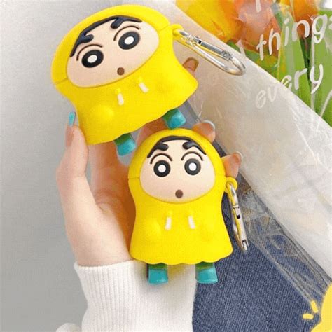 우비입은짱구짱구에어팟케이스 커플케이스 우정케이스 귀여운케이스 에어팟집 생일선물 에어팟1세대 에어팟2세대 에어팟3세대 에어팟