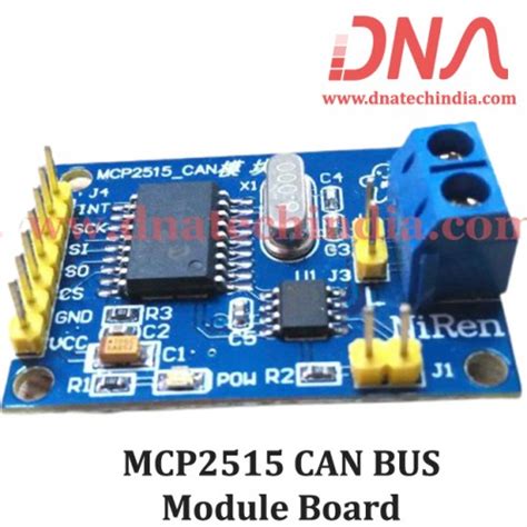 Purchase Online MCP2515 CAN BUS Module Board In India At Low Cost From DNA Technology Nashik