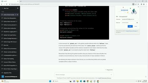 How To Define Global Variable In Class In Python Youtube