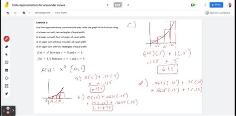 Solved Exercise 1 Use Finite Approximations To Estimate The Area Under The Graph Of The