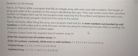 Solved Question 01 70 Points Part A 30 Points Write A